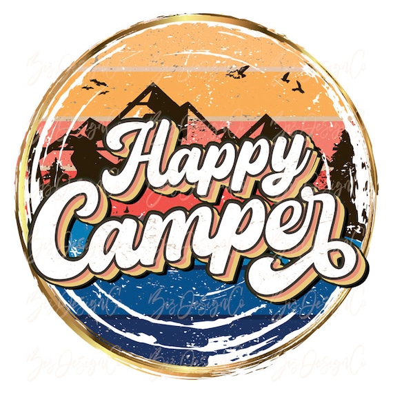 Happy Campers Beach Clip Art