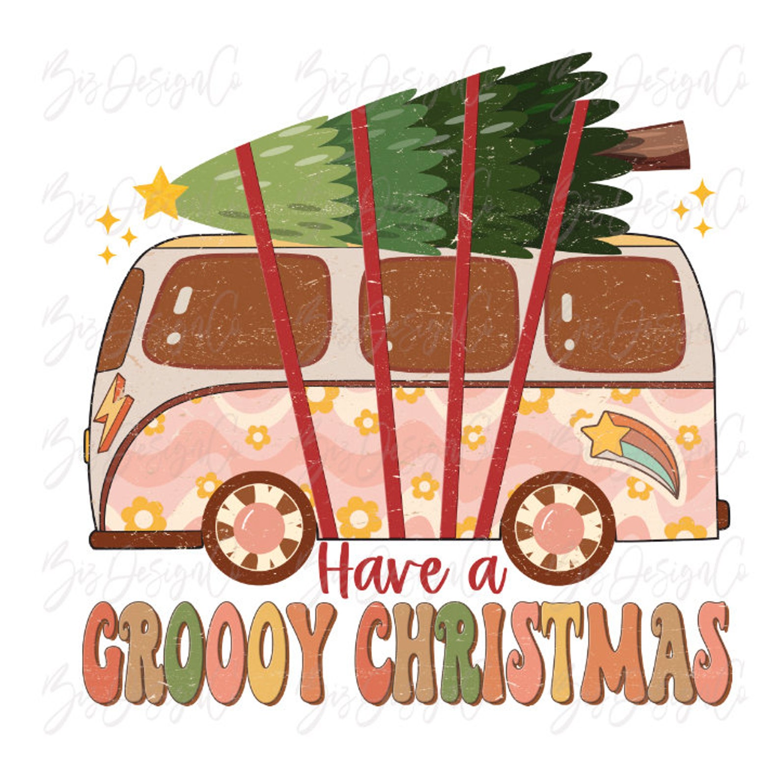 Have a Groovy Christmas Png, Groovy Christmas Sublimation Designs ...