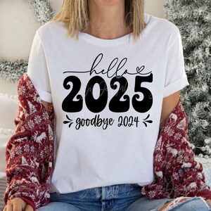 Hello 2025 SVG, Hello 2025 Png, Groovy Christmas Sublimation Designs ...