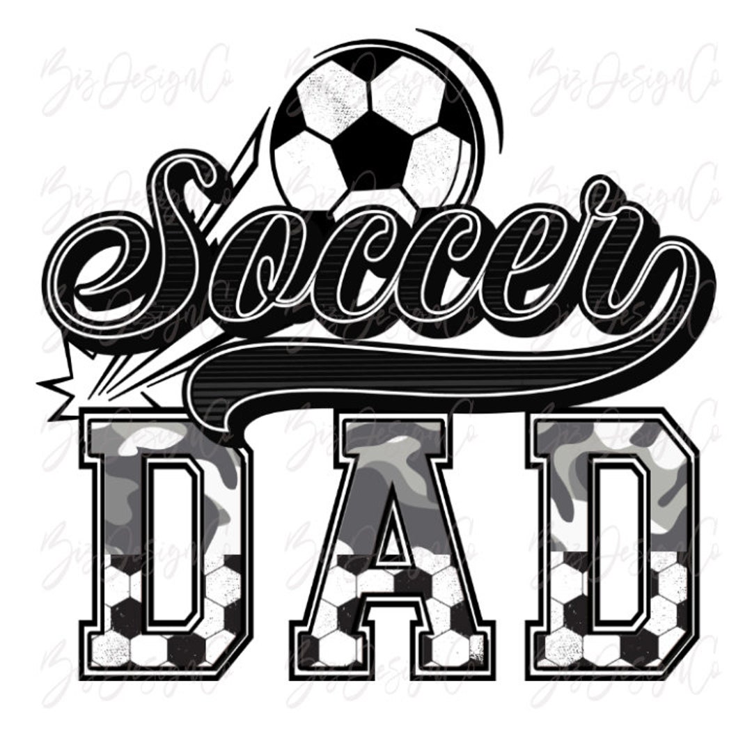 Retro Soccer Dad Png, Vintage Soccer Sublimation Designs Downloads ...
