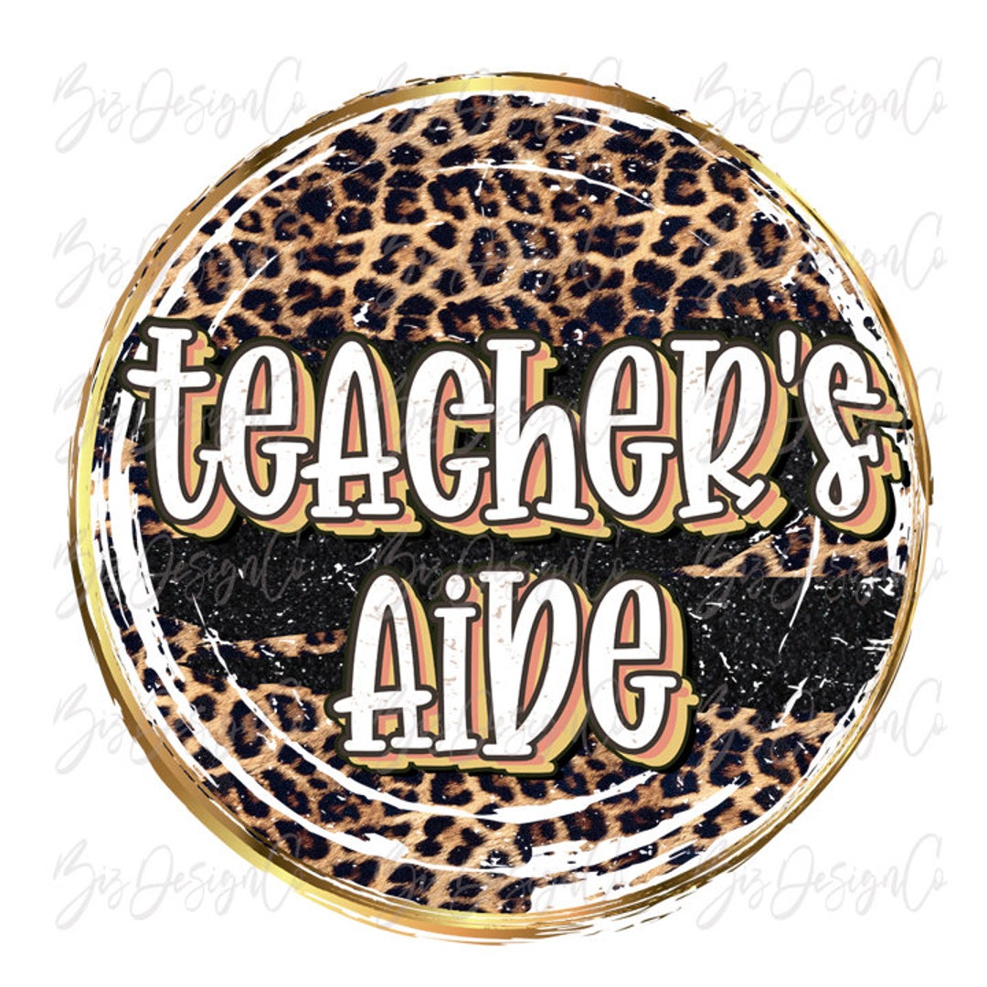 Teacher Aide Png Retro Teacher Sublimation Designs Downloads - Etsy
