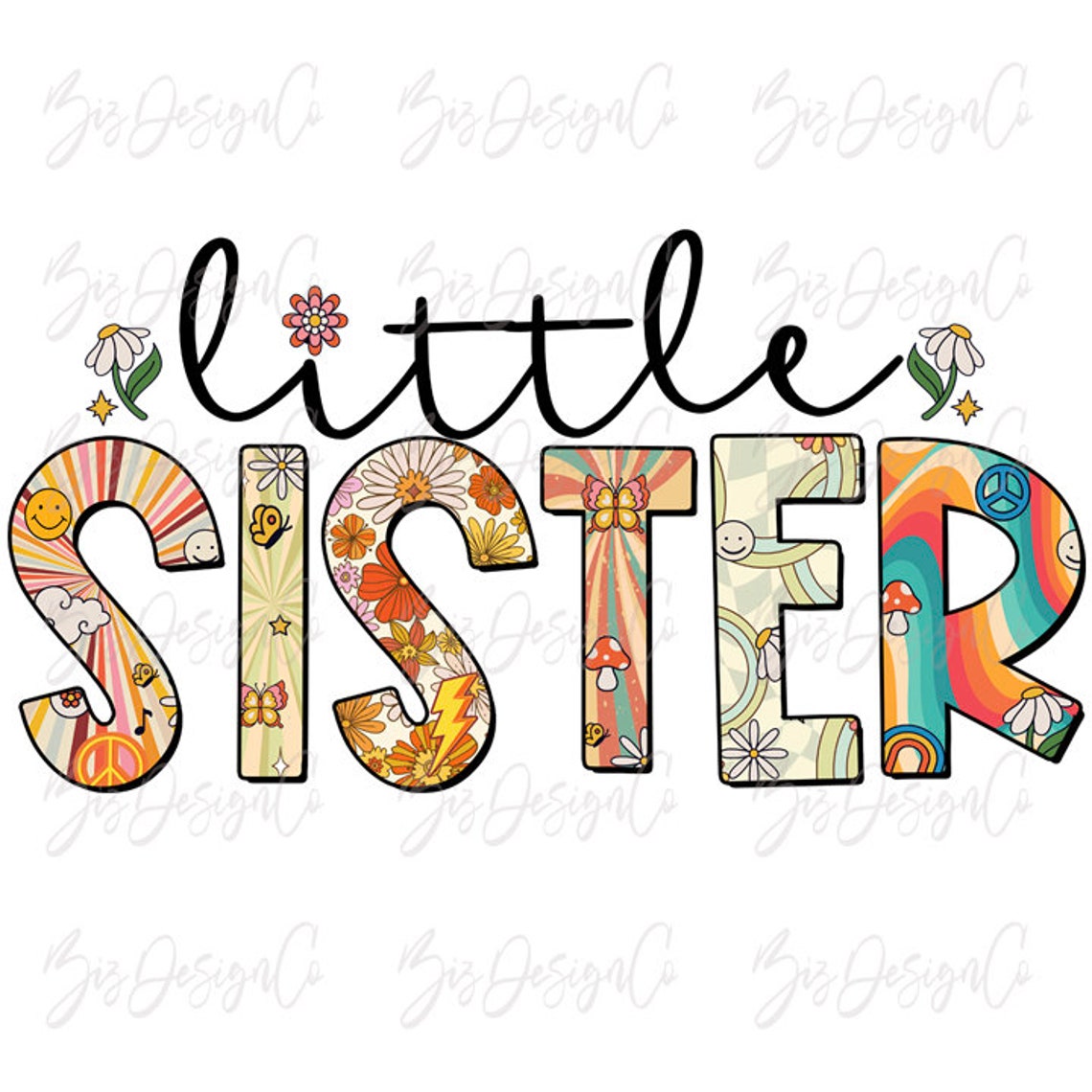 Big Sister Little Sister Png Print, Girl Sublimation Designs Downloads ...