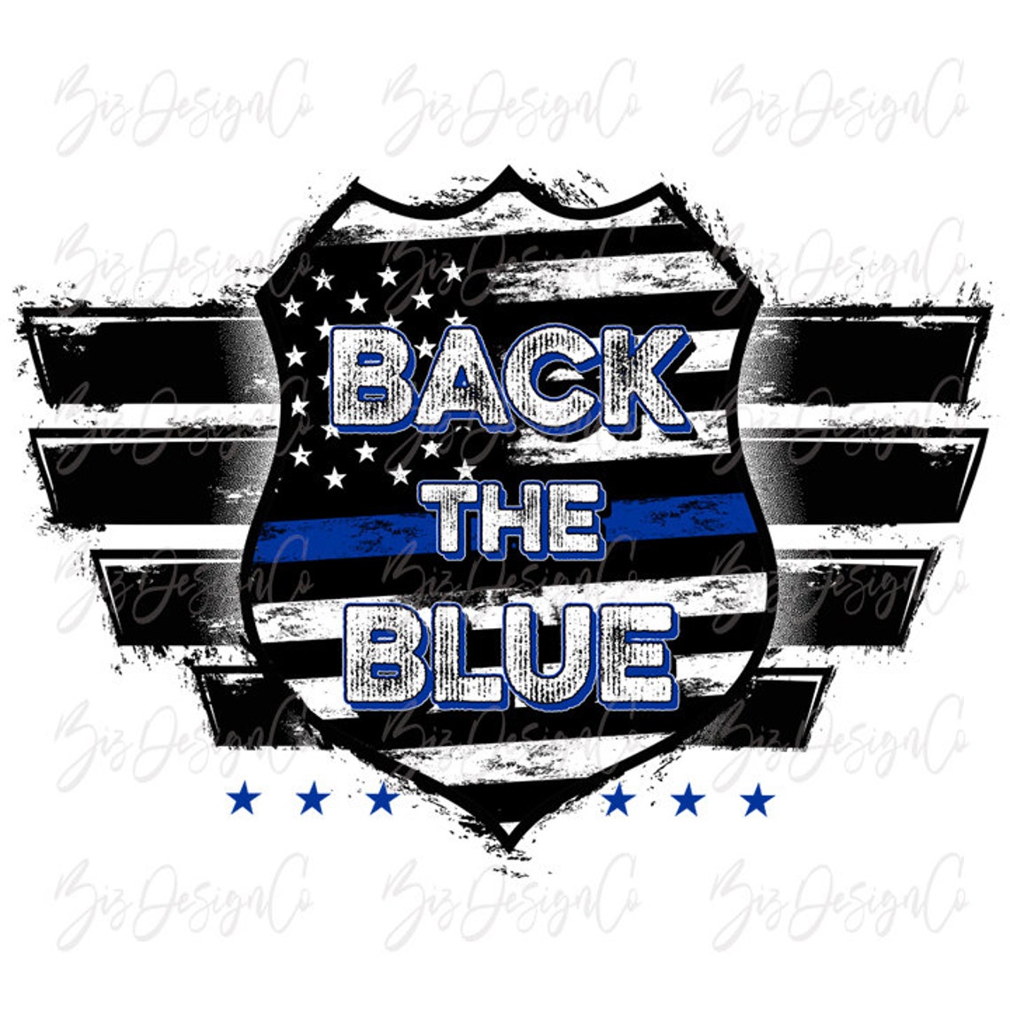 Back the Blue Png 4th of July Sublimation Designs Downloads - Etsy