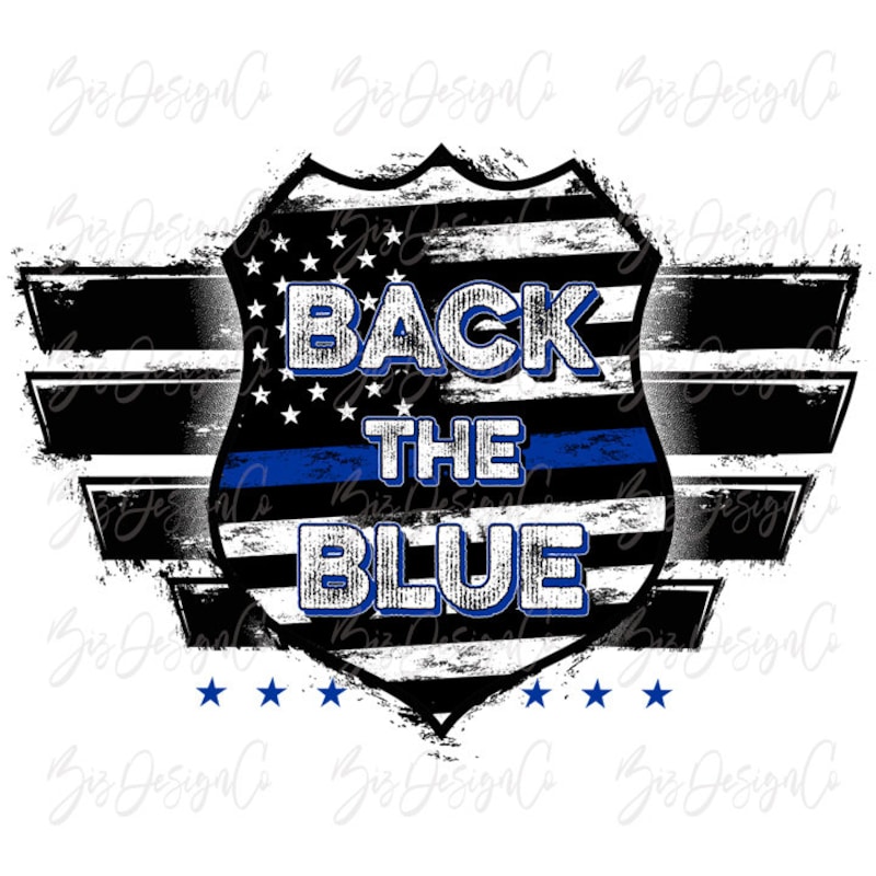 Back the Blue - Etsy