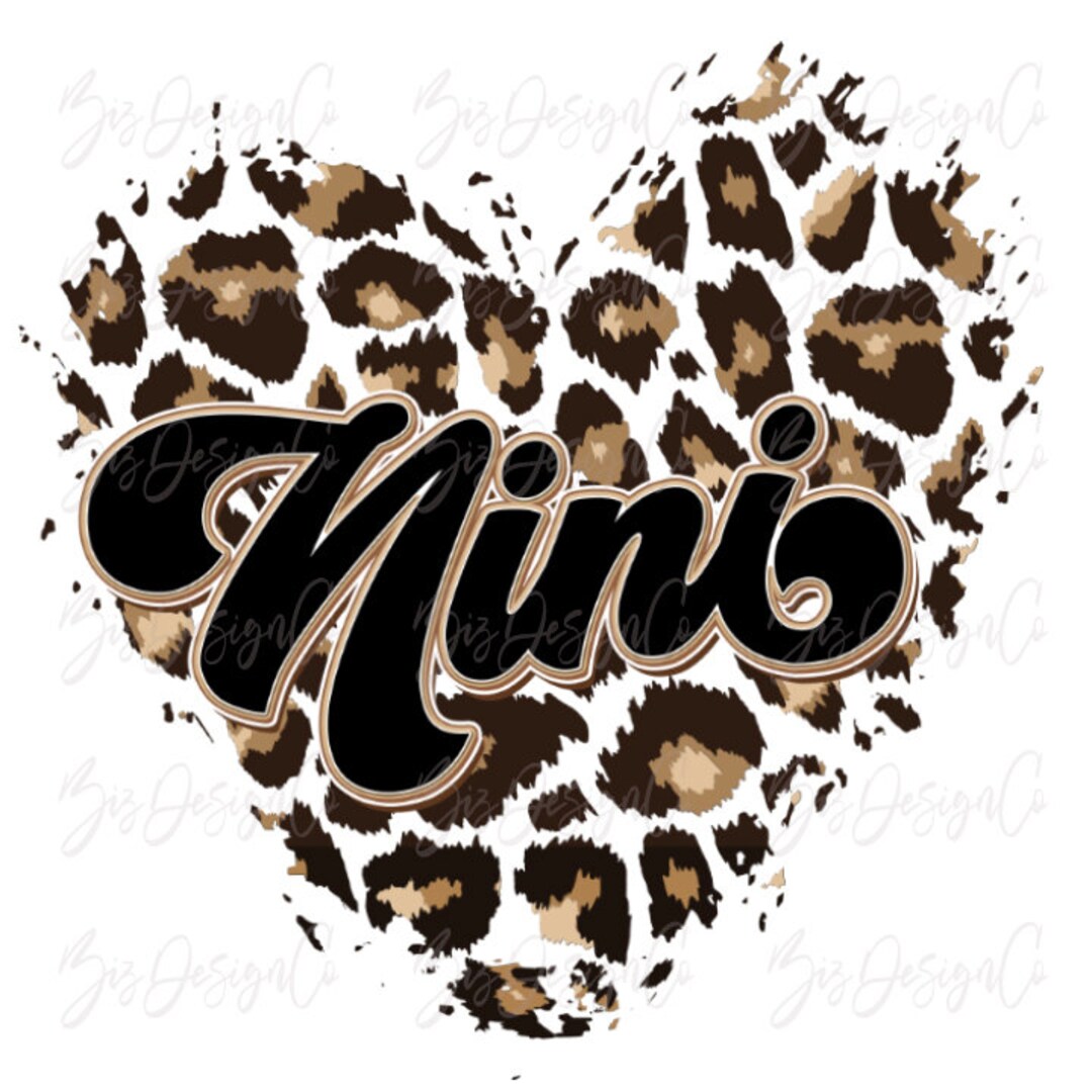 Nini Leopard Png, RETRO Grandma Sublimation Designs Downloads, Nana ...