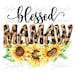 Blessed Mamaw Sunflower Png Sublimation Leopard Blessed Mama - Etsy