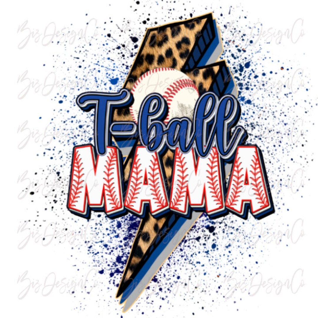T-ball MAMA Png, Retro Cheetah Leopard T Ball, Tee Ball Sublimation ...