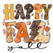 Happy Fall Y'all Png Happy Fall Png Retro Fall - Etsy