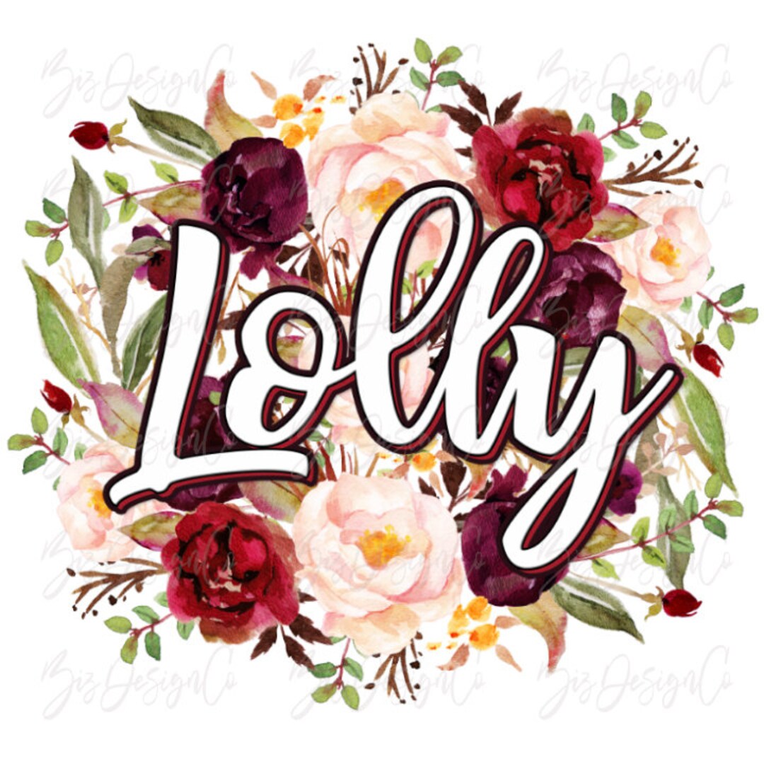 Floral Lolly Png RETRO Lolli Sublimation Designs Downloads - Etsy