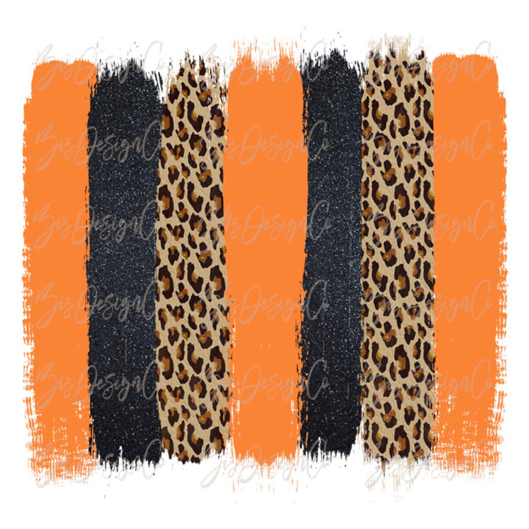 Leopard Brush Stroke Background Png Leopard Background - Etsy