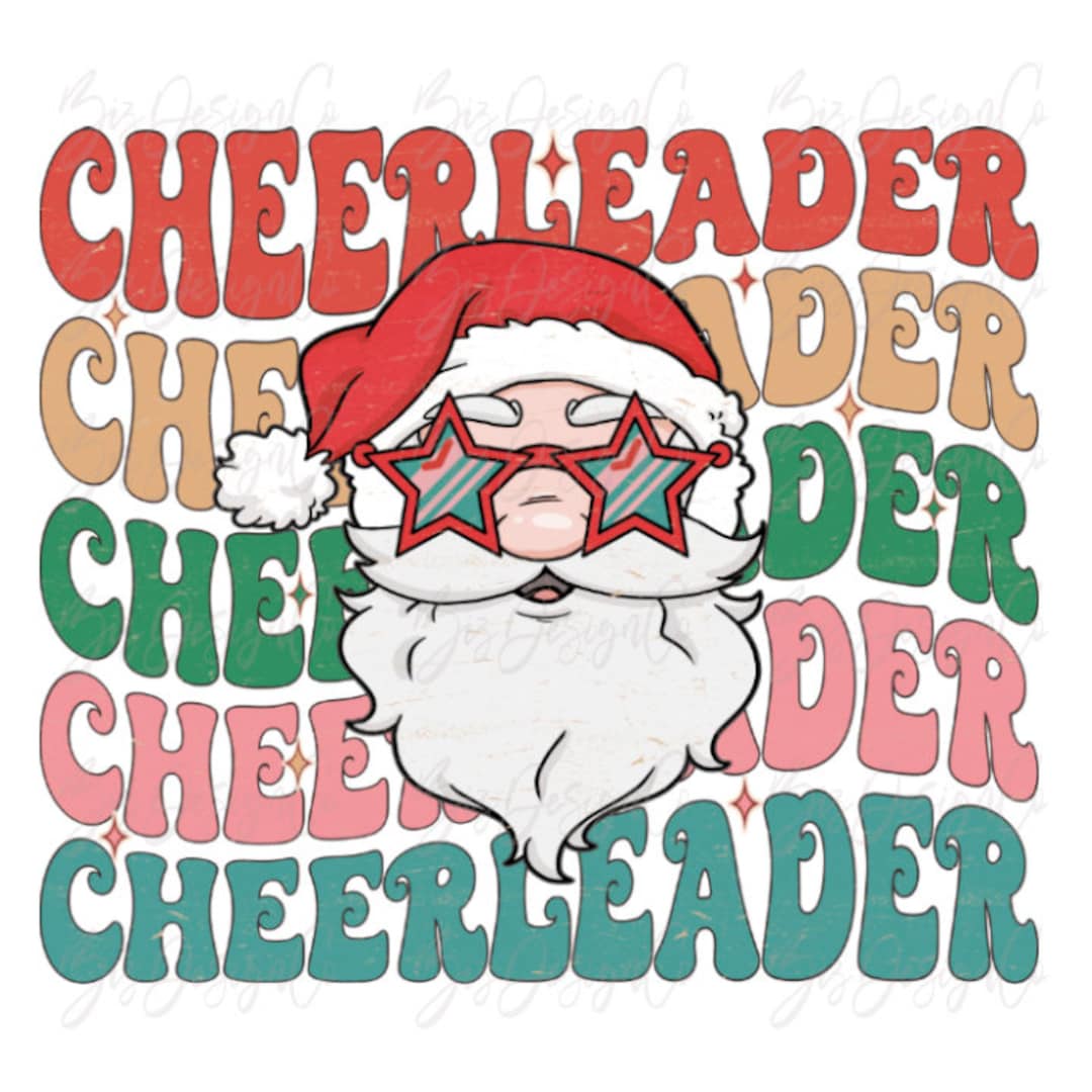 Santa's Favorite Cheerleader Png, Santa's Favorite Christmas ...