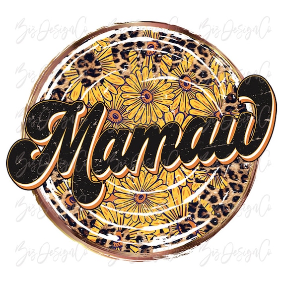 Mamaw Sunflower Png RETRO Mamaw Sublimation Designs - Etsy
