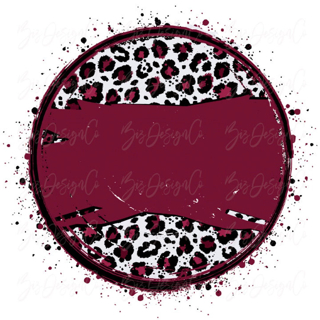Burgundy Maroon Black Blank Leopard Background Sublimation Designs ...