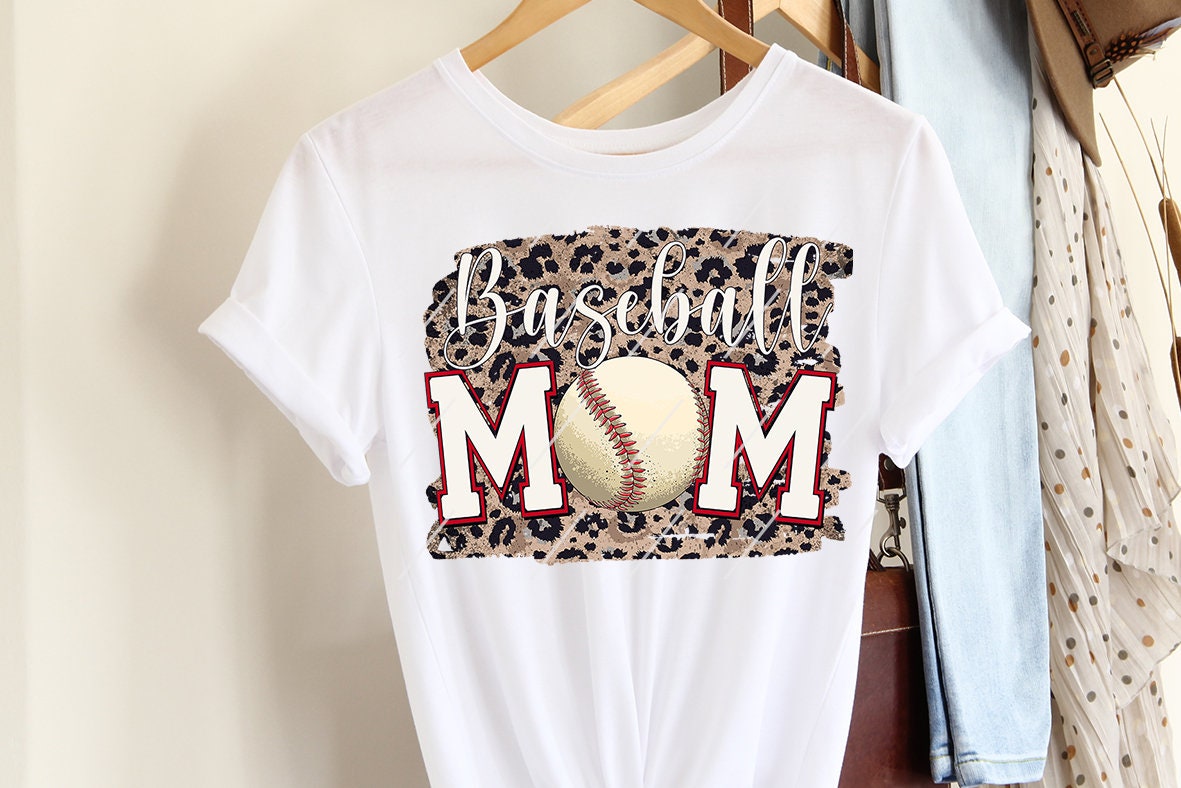 Leopard Baseball Mom Png Leopard Baseball Png Baseball Mom | Etsy