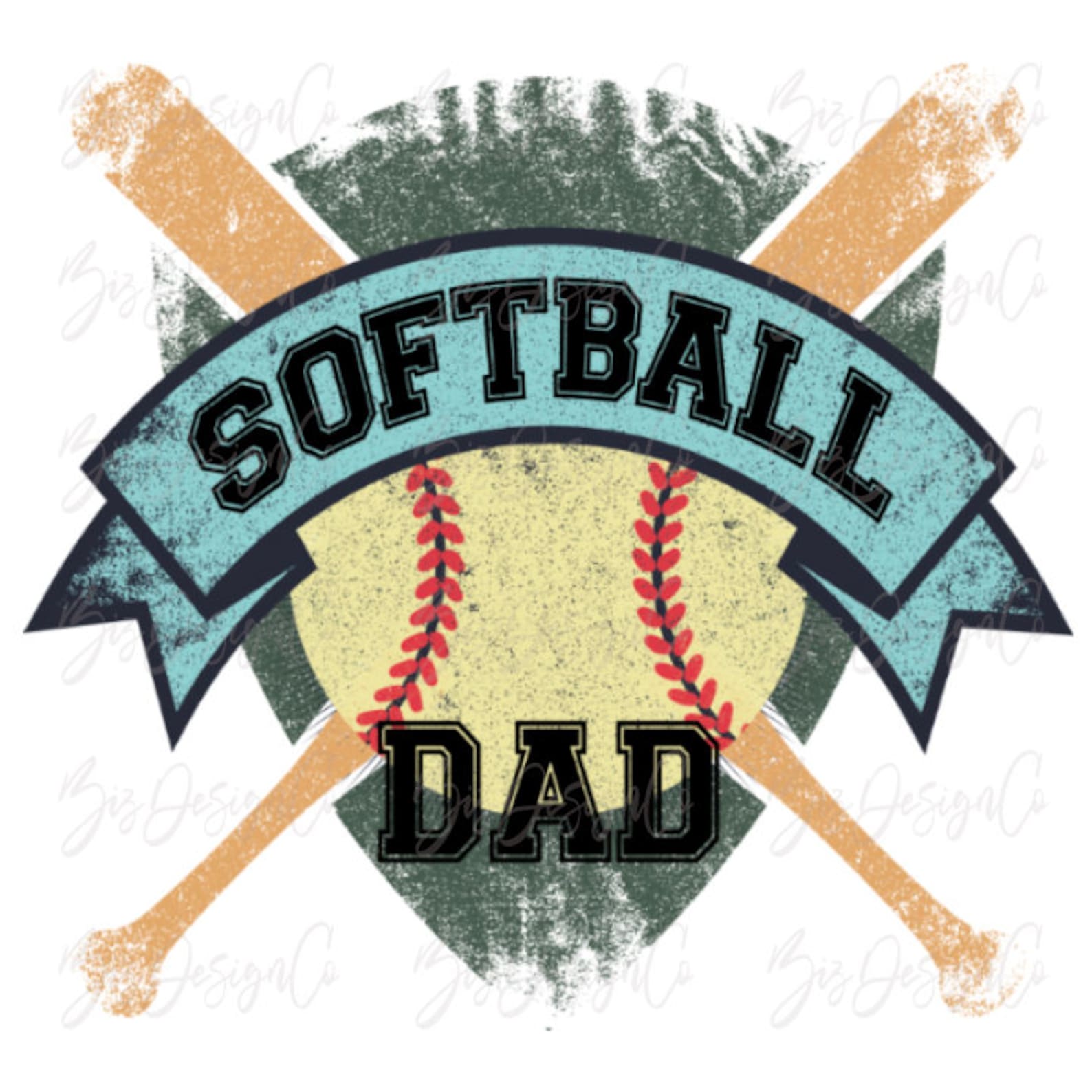Retro Softball Dad Png, Vintage Softball Sublimation Designs Downloads ...