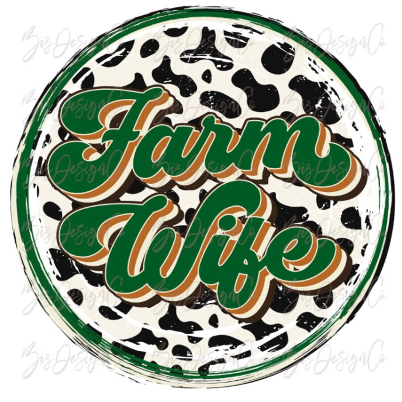 Farm Wife Sublimation Png Cow Print Sublimation Designs - Etsy