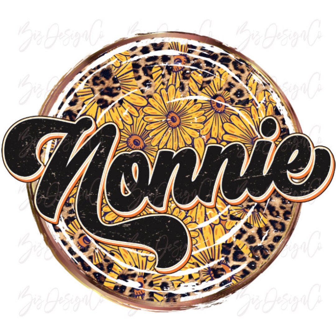 Nonnie Sunflower Png, RETRO Grandma Sublimation Designs Downloads ...