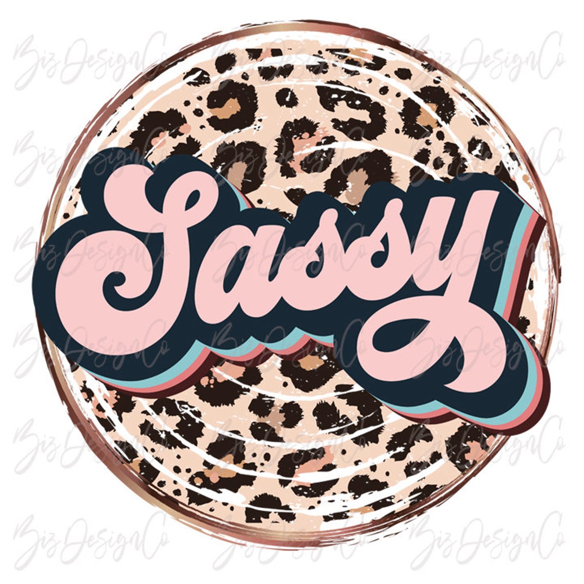 Retro Sassy Png Pink Leopard Sublimation Designs Downloads - Etsy