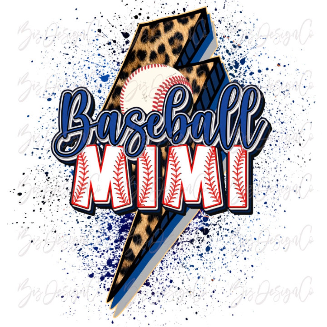Blue Baseball Mimi Png, Cheetah Leopard Baseball Sublimation Designs ...