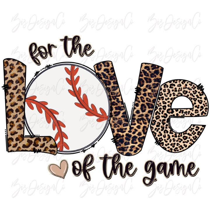 For the Love of the Game Baseball Png Love Baseball - Etsy