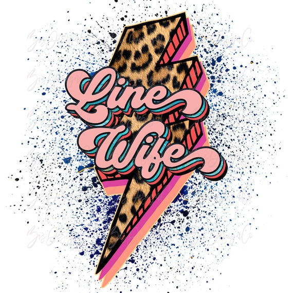 Line Wife Sublimation Png Leopard Sublimation Designs - Etsy