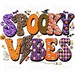 Retro Spooky Vibes Png, Groovy Halloween Sublimation Designs Downloads ...