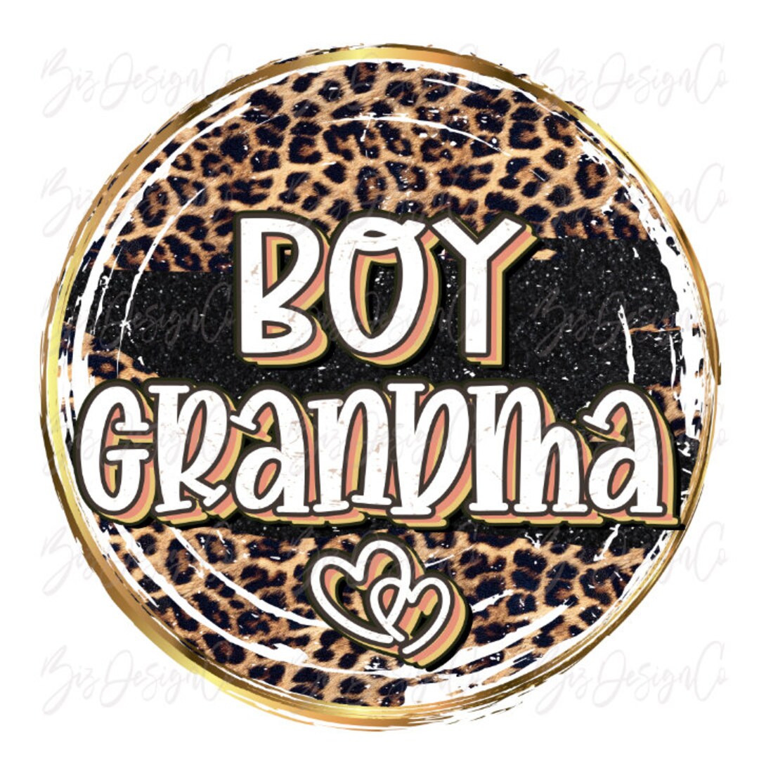 Leopard Boy Grandma Png Retro Grandma Sublimation Designs - Etsy