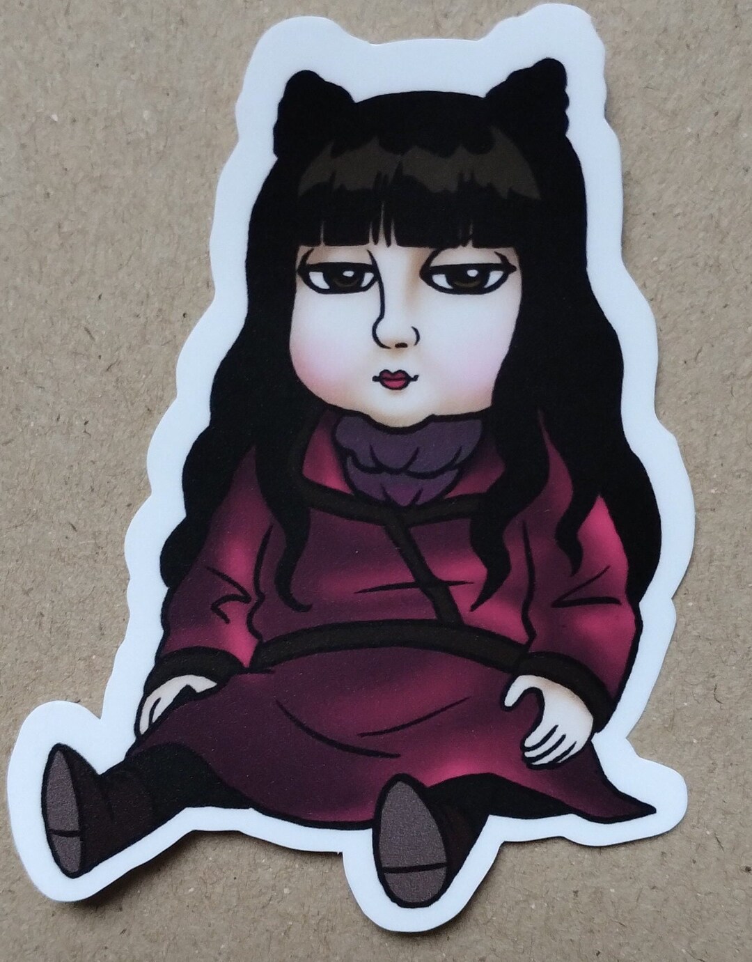 What We Do in the Shadows Nadja Haunted Doll Sticker 8 X 6.25cm - Etsy
