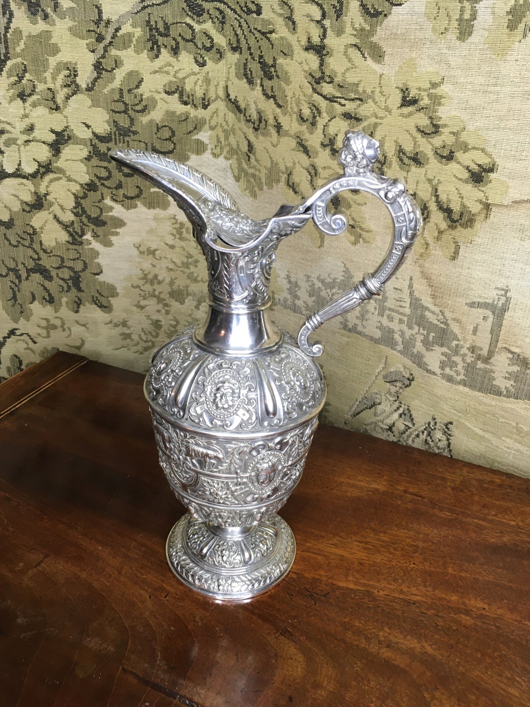 C1880, Antique James Deakin and Sons Electrotype Silver Plated Cellini ...