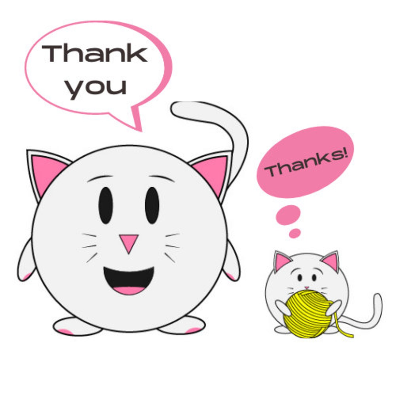 10 Thank You Cards - Assorted - Manga Art - Etsy