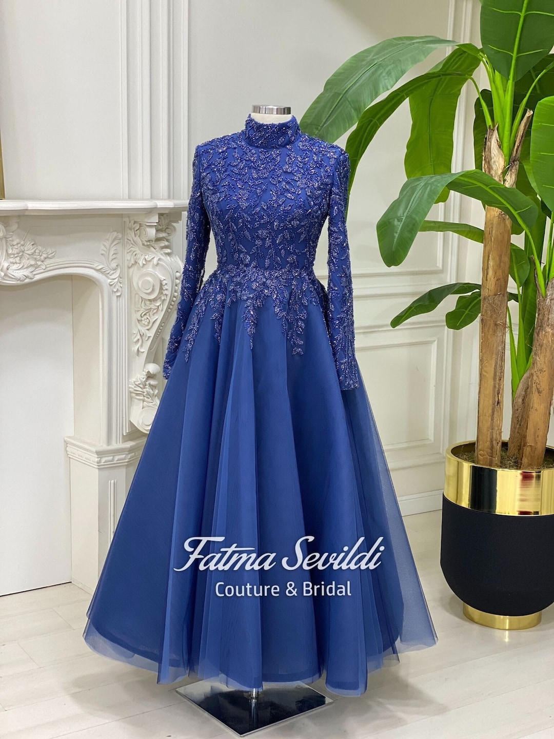 Muslim Evening Dress, Modest Prom Dresses, Engagement Dress, Muslim ...