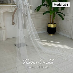 PART8 Lace Veils / Hijab Head Set, Cathedral Veil, Long Veil, Beaded ...