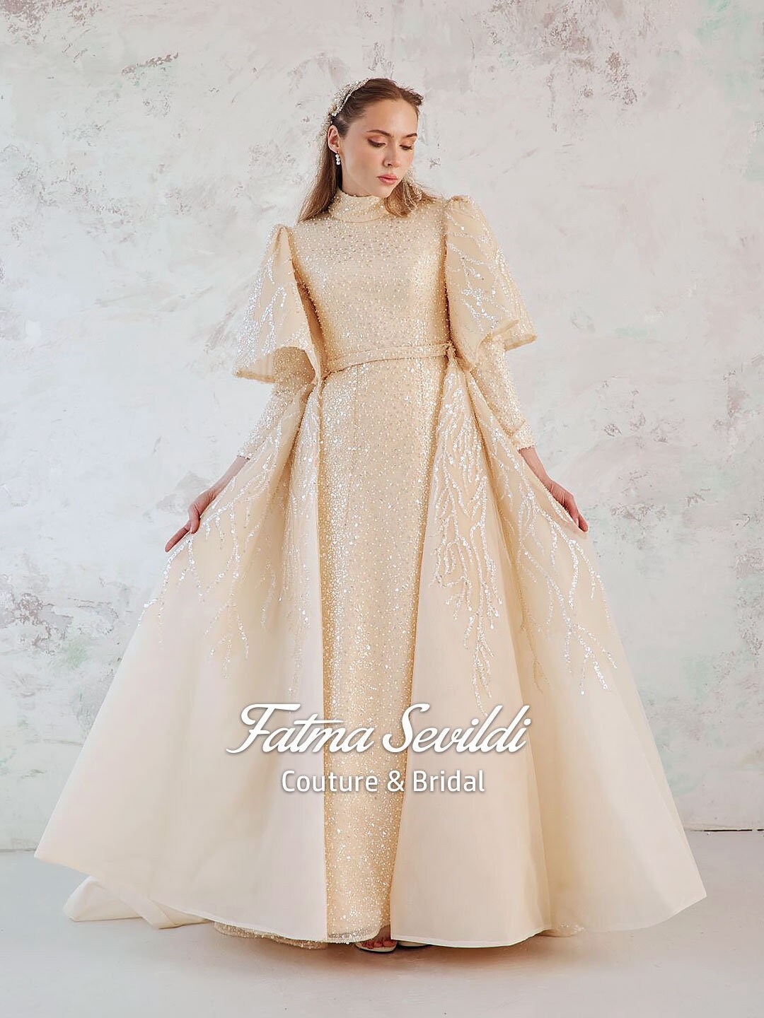 Hijab Modest Prom Dress, Muslim Evening Dress, Muslim Engagement Dress ...
