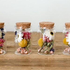 Dried Flowers - Bouquet in a Glass, Dry Flowers in Bright Colors, Dried ...
