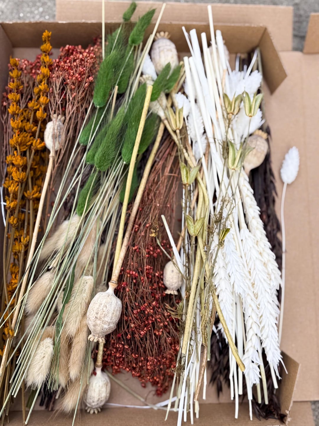 DIY Dried Flower DIY Set "fall", DIY Dried Flower Bouquet, Dried Flower ...