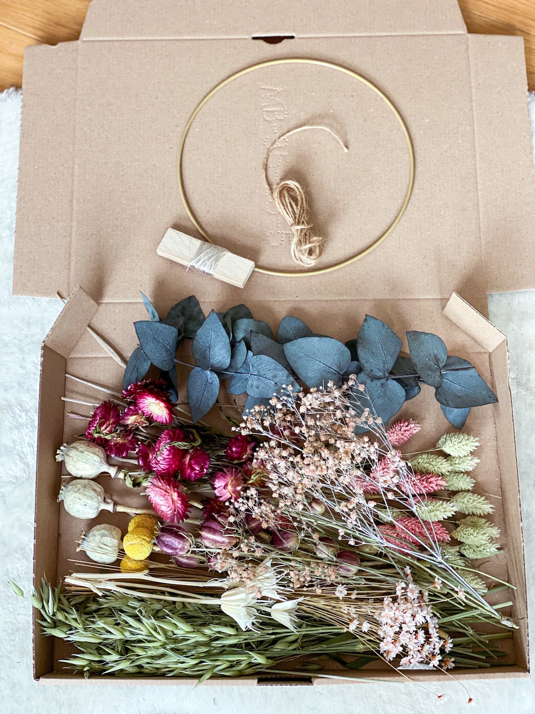 DIY Dried Flowers DIY Set eucalyptus Meadow Flowers, DIY Dried Flower ...