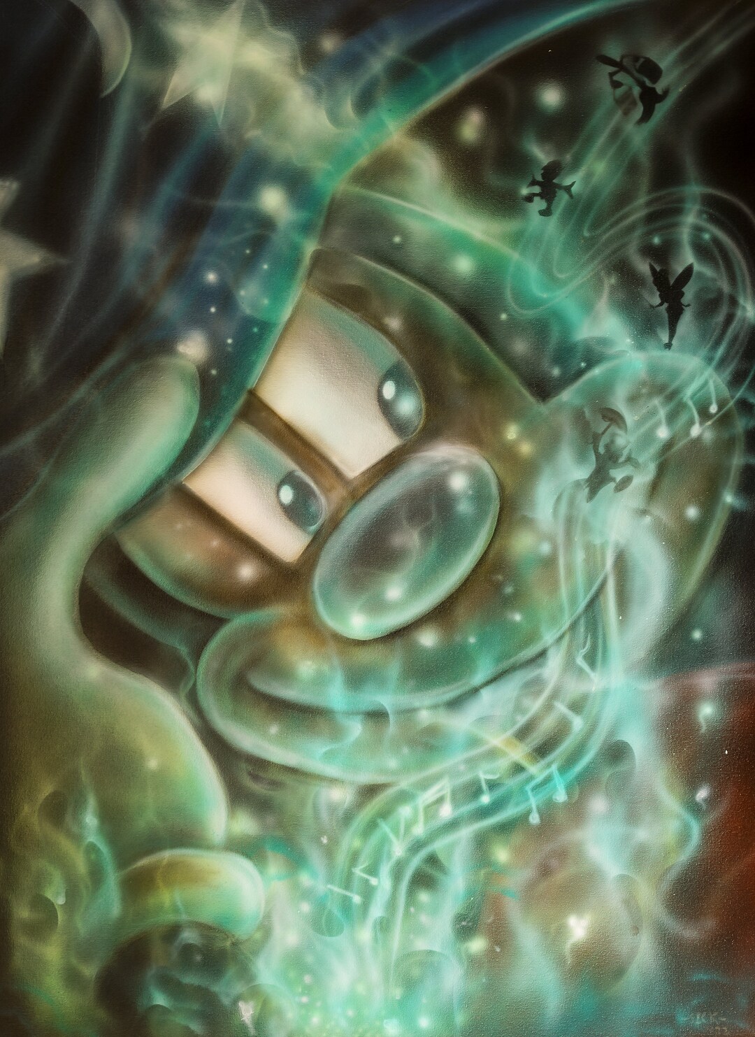 The Magic Begins Mickey Mouse Disney Art Print Mickey Mouse - Etsy