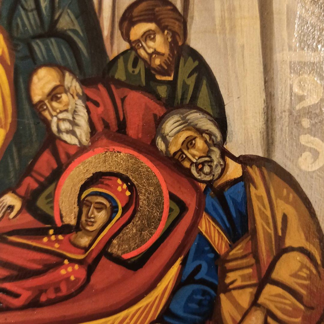 The Dormision of the Virgin Mary Η Κοίμησης Της Θεοτόκου | Etsy