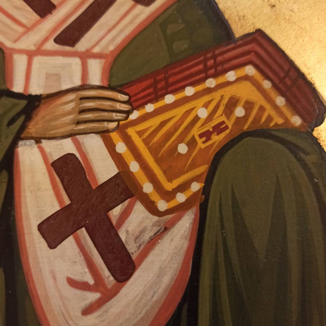 Saint Modestos (Άγιος Μοδεστος), Hand Painted Orthodox Byzantine Icon ...