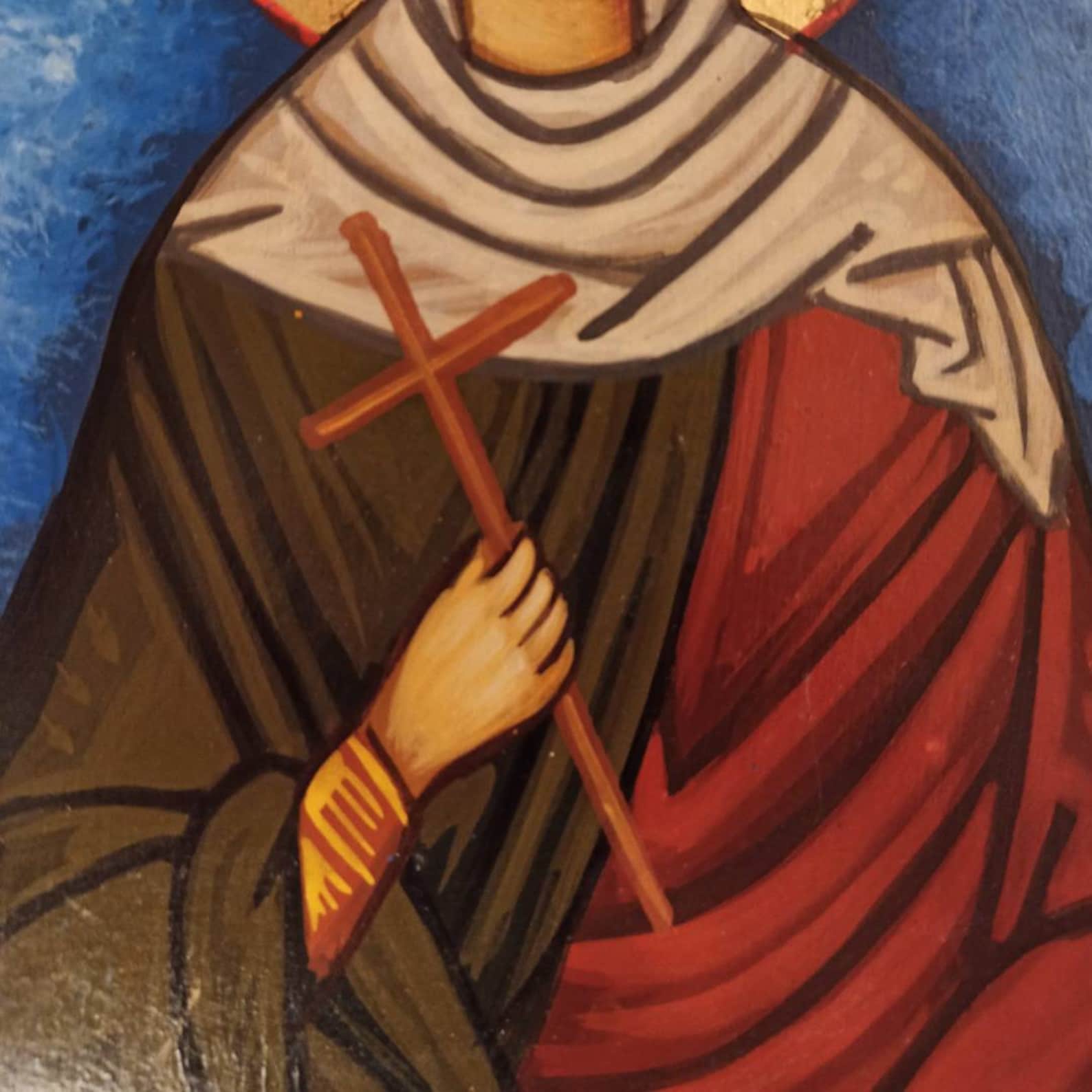 Saint Cleopatra Η Αγία Κλεοπάτρα Hand Painted Greek - Etsy