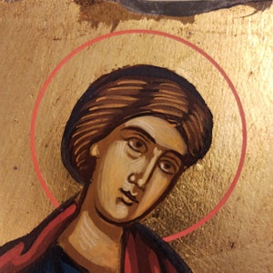 Saint Thomas, ( Ο Άγιος Θωμάς ) Hand Painted Greek Orthodox Byzantine ...