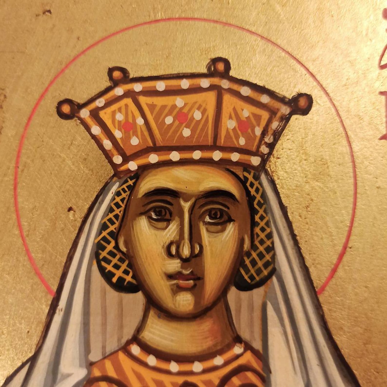 Saint Alice Αγία Αλίκη Hand Painted Greek Orthodox - Etsy