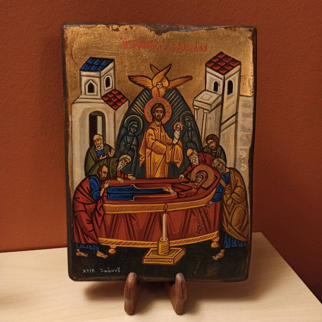 The Dormision of the Virgin Mary ( Η Κοίμησης Της Θεοτόκου ) Hand ...