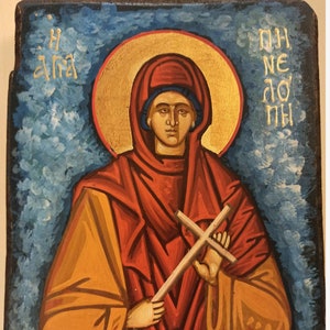 Saint Penelope ( Η Αγία Πηνελόπη ) Hand Painted Greek Orthodox ...