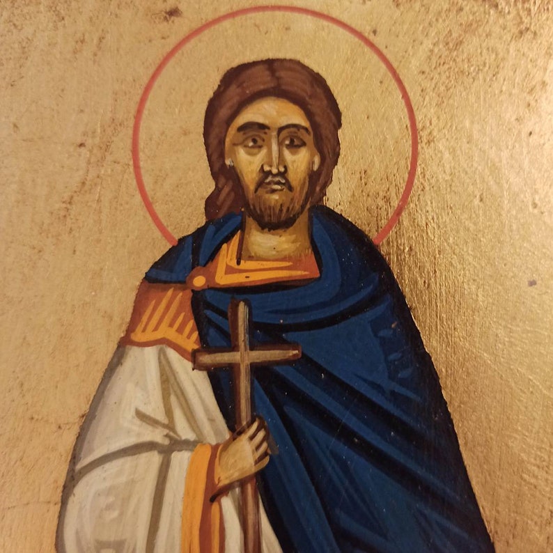 Saint Nicetas the Goth Ο Άγιος Νικήτας Hand Painted Greek - Etsy