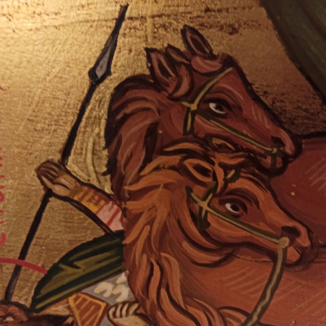 Saints Theodore Stratelates and Theodore Tyron Hand Painted - Etsy