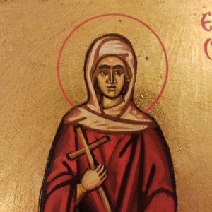 Saint Erasmia, ( Η Αγία Ερασμια ) Hand Painted Greek Orthodox Byzantine ...