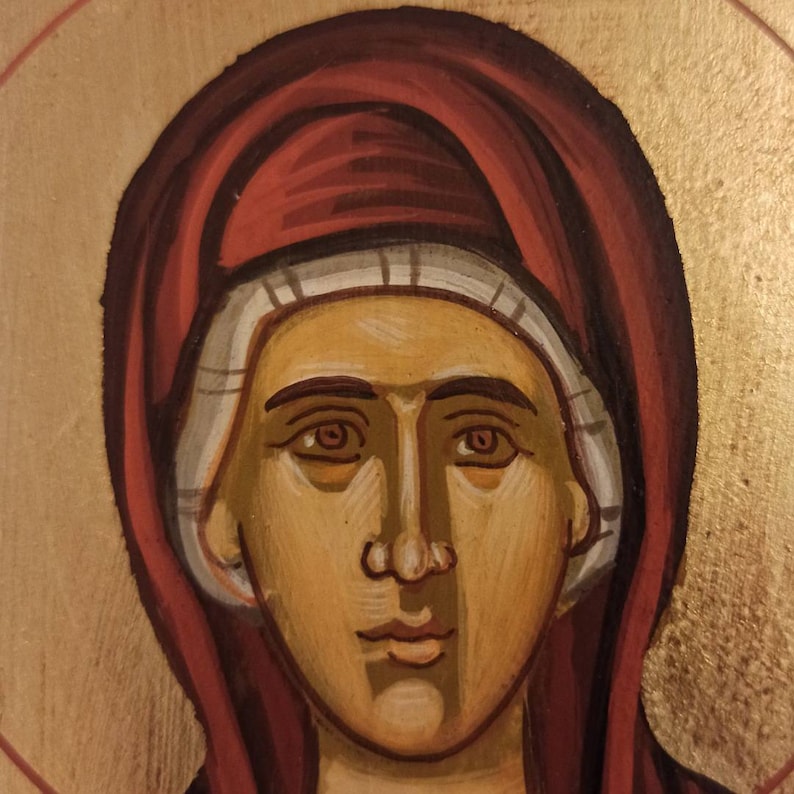 Saint Phoebe (Αγία Φοίβη), Hand Painted Orthodox Byzantine Icon. - Etsy