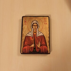 Saint Christine the Great Martyr of Tyre, ( Η Αγία Χριστίνα ) Hand ...