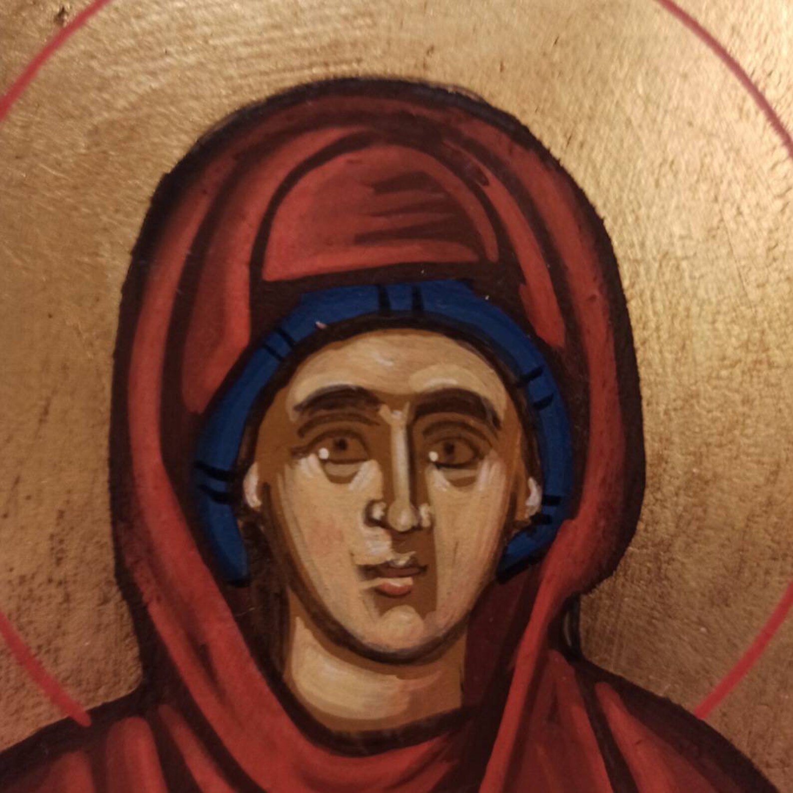 Saint Penelope Η Αγία Πηνελόπη Hand Painted Greek Orthodox | Etsy